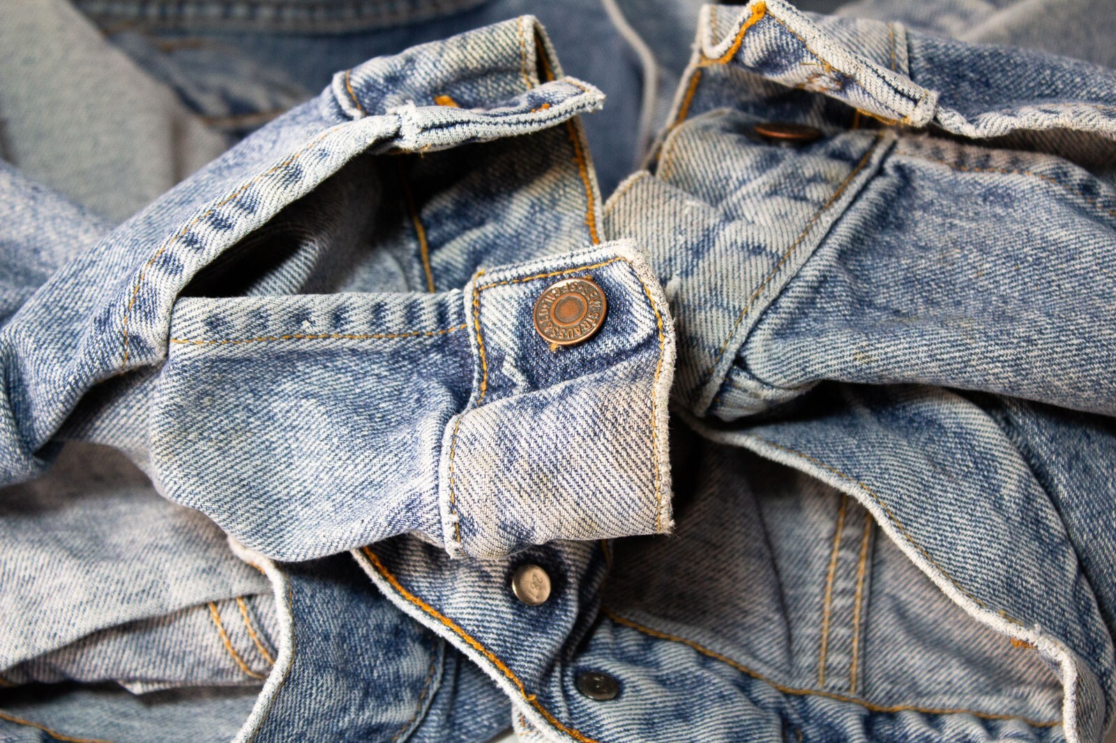 Vintage Levi Denim Jacket Citgo Tough Guys XL | eBay