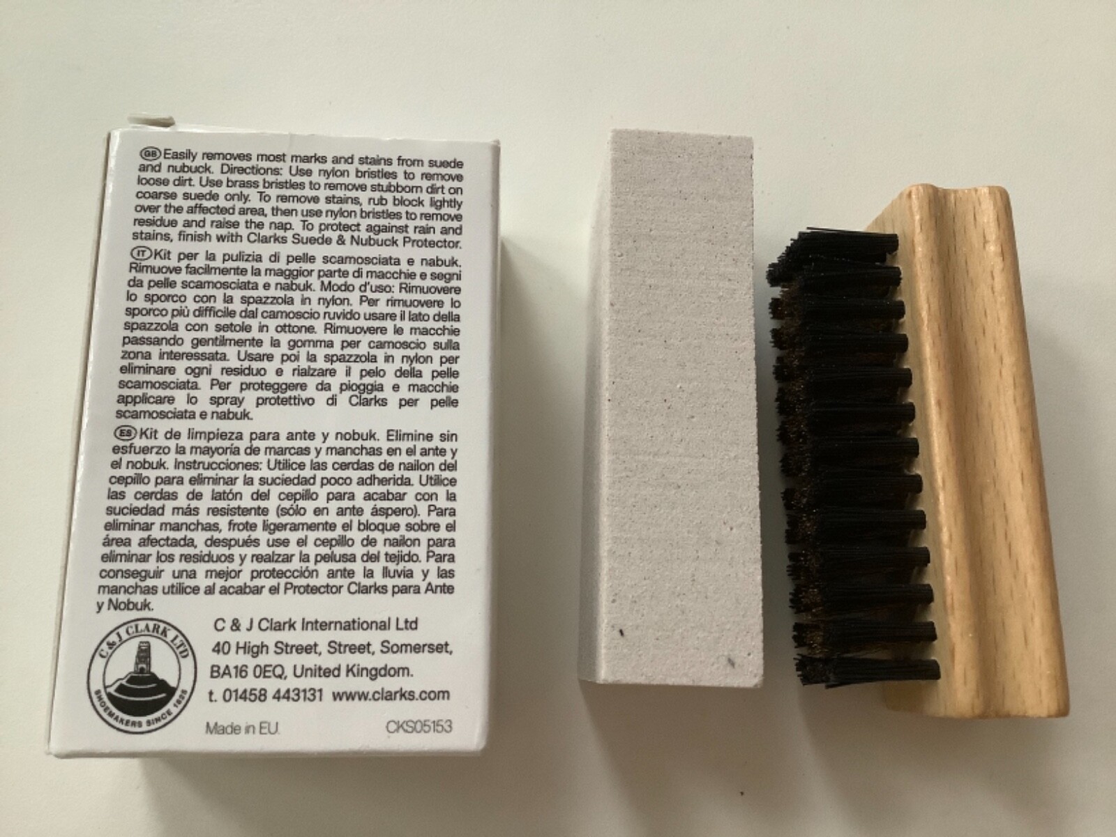 Clarks Shoe Care Products/ Patent Leather Restorer/ Suede & Nubuck ...