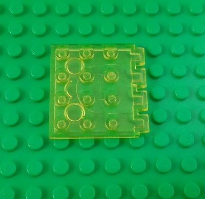 Lego Classic Yellow Translucent 4x4 Stud Roof Rare Space Hinge Plate ...