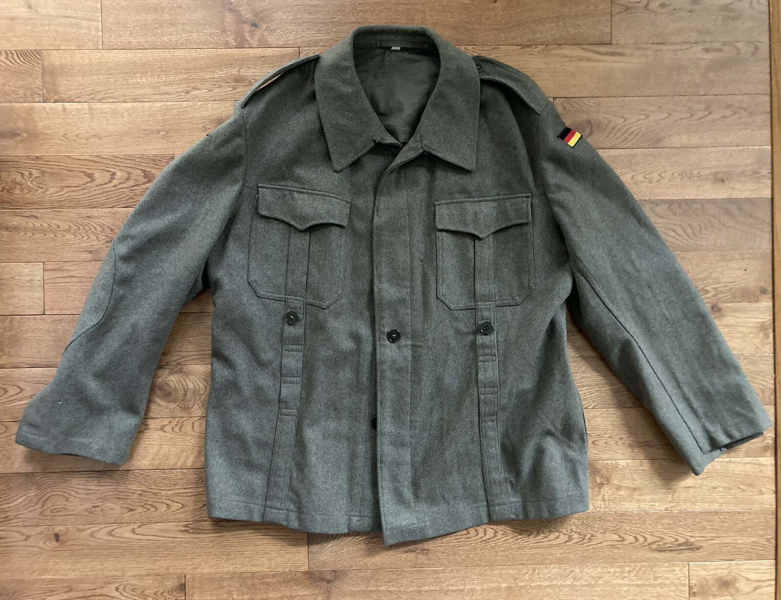 Vintage German Army Wool Field Jacket - Gem