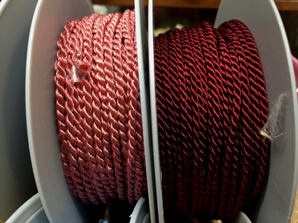 twisted cording rayon 1/8" cord 2-3 mm 3yds made in France | eBay