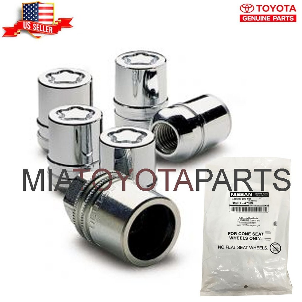 Genuine Nissan Locking Lug Nut Wheel Lock Set OEM 999H1-A7003 | eBay