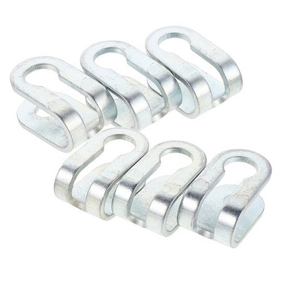 6 Pcs Iron U Clamps Gym Cable Accessories Fitness Equipment Spare Parts ...
