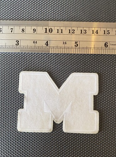 University Of Michigan Football Wolverines Embroidered Iron On Patch ...