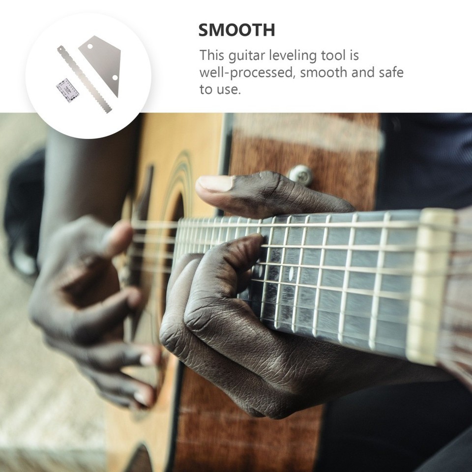 3 Pcs Guitar Neck Notched Tool Fretboard Straightedge Rocker for Tools ...