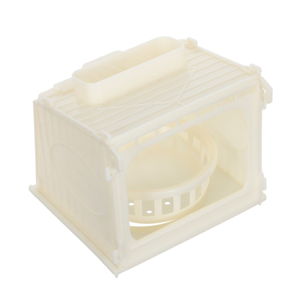 Finch Plastic Nest Box - Bird Breeding House for Cage - Transparent ...