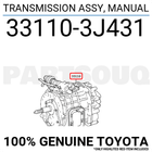 331103J431 Genuine Toyota TRANSMISSION ASSY, MANUAL 33110-3J431 | eBay