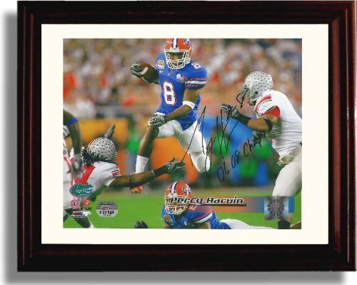 Framed 8x10 Florida Gators Percy Harvin Autograph Replica Print | eBay