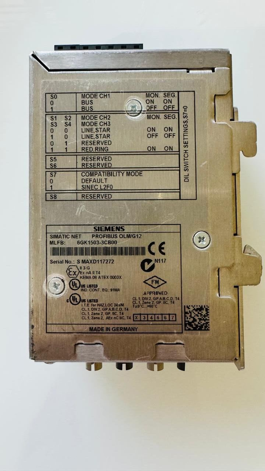 Siemens PROFIBUS OLM/G12 Link Module 6GK1503-3CB00 | eBay