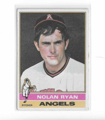 1976 Topps Nolan Ryan #330 EX w/wax stain on front Angels | eBay