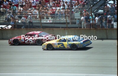 VINTAGE PHOTO #1563-5; 1987 DALE EARNHARDT & TIM RICHMOND , MICHIGAN ...