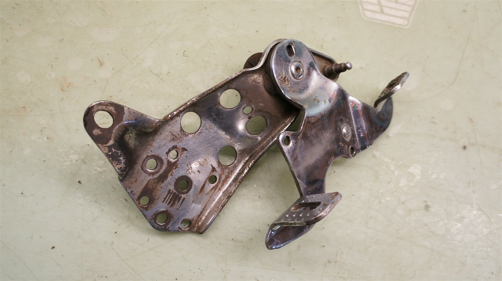 Harley OEM Knucklehead Panhead Flathead Chrome Rocker Clutch Foot ...