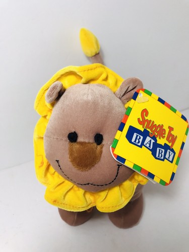 Baby Rattle Toy Lion Plush DGE Corp Snuggle Toys 7” New w/Tag 1999 | eBay