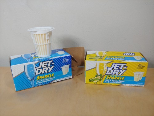 Jet-Dry Sparkle Solid Rinse Agent - 1 Box of 2 Lemon Baskets, 1 Basket ...