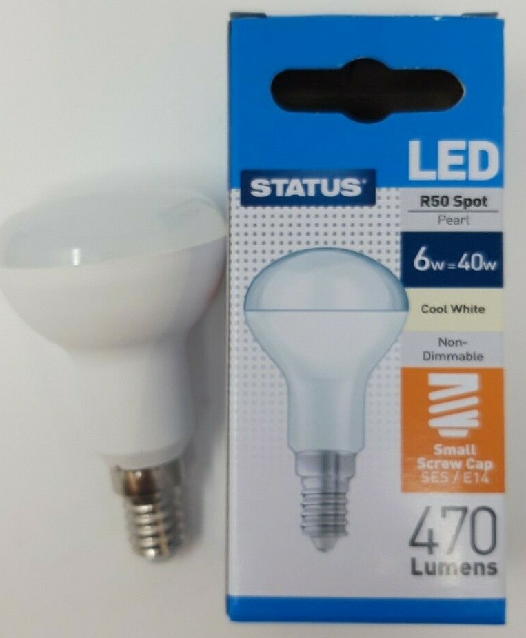 6w =40w LED Spotlight Reflector Light Bulb R50 SES E14 Warm/Cool ...