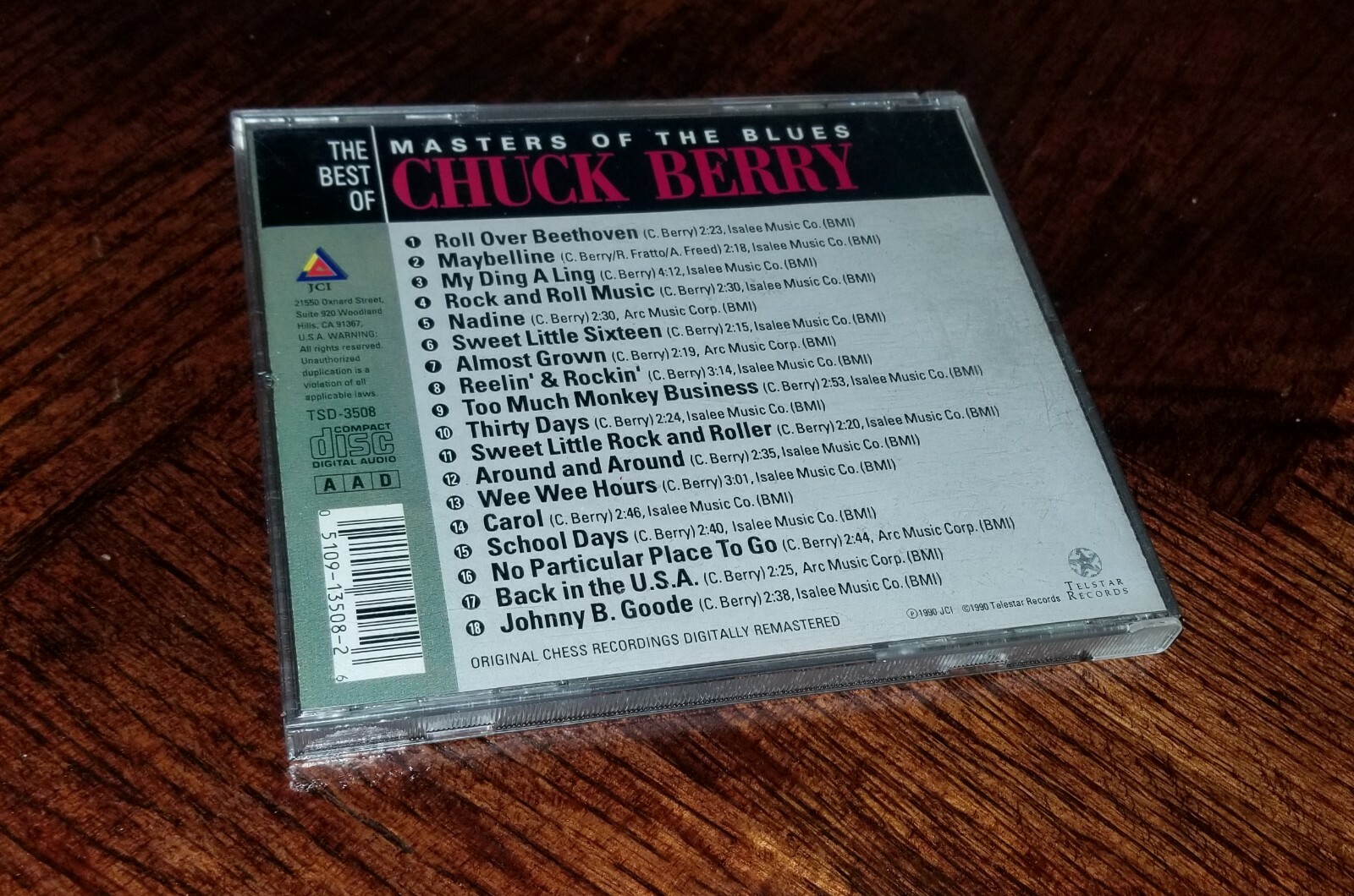 The Best of Chuck Berry CD - Masters of the blues - 1990 Telstar ...
