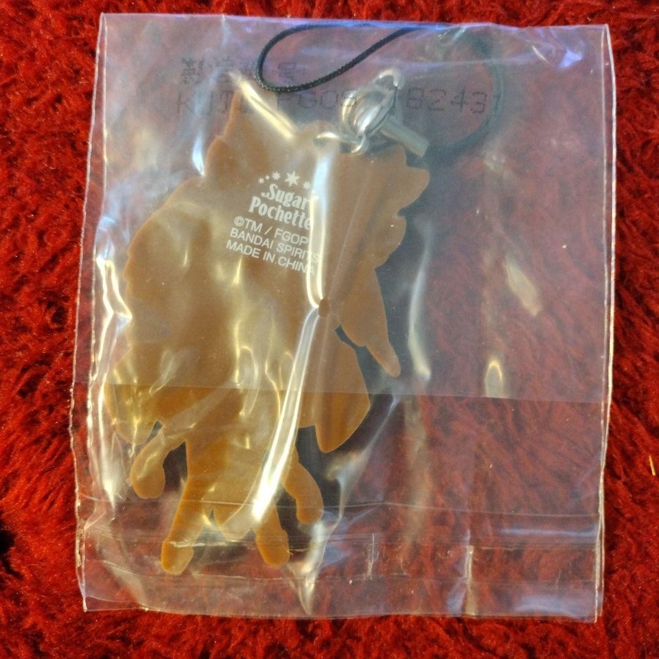 FGO Tamamo-no-Mae Rubber Strap Keychain Pink Hair Blue Outfit Used | eBay