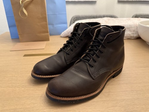 Red Wing Boots Ebony Harness Merchants 8061 Size 7D | eBay