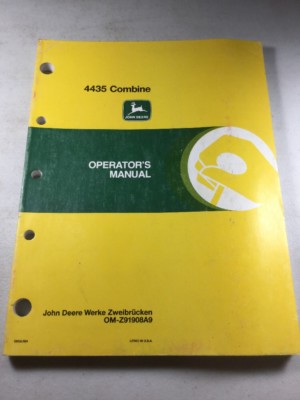 John Deere 4435 Combine Operators Manual | eBay