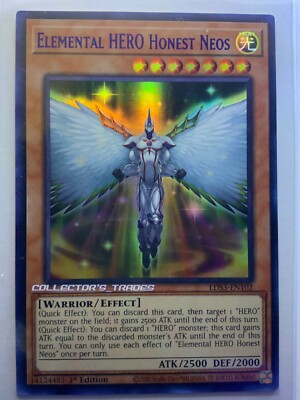 "Elemental HERO Honest Neos" LDS3-EN102 (UR-B) Yu-Gi-Oh! Legendary ...
