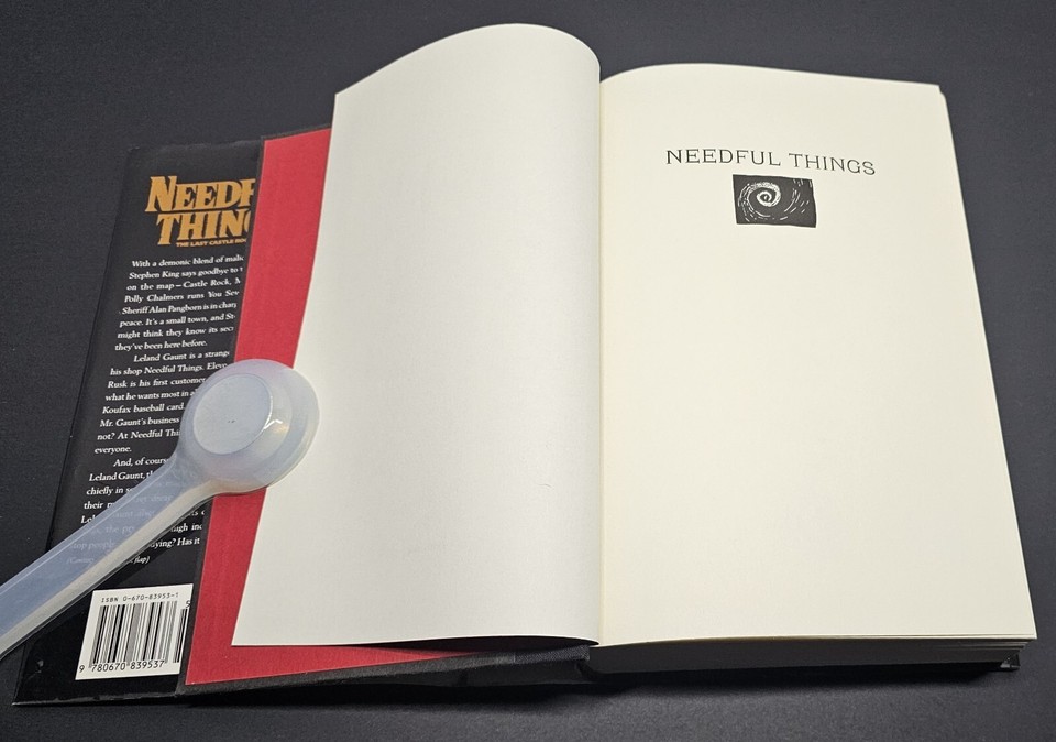 Needful Things Hardcover Book 1991 Stephen King First Edition | eBay