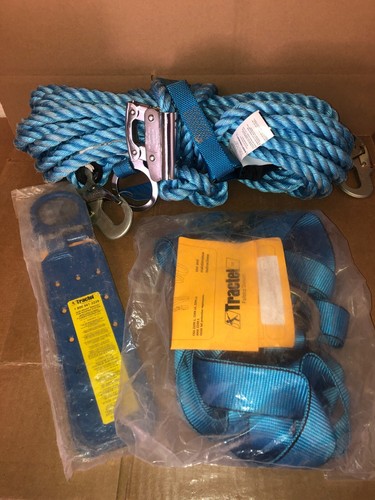 TRACTEL FALLSTOP FALL ARREST HARNESS SYSTEM FOR ROOFING WORK | eBay