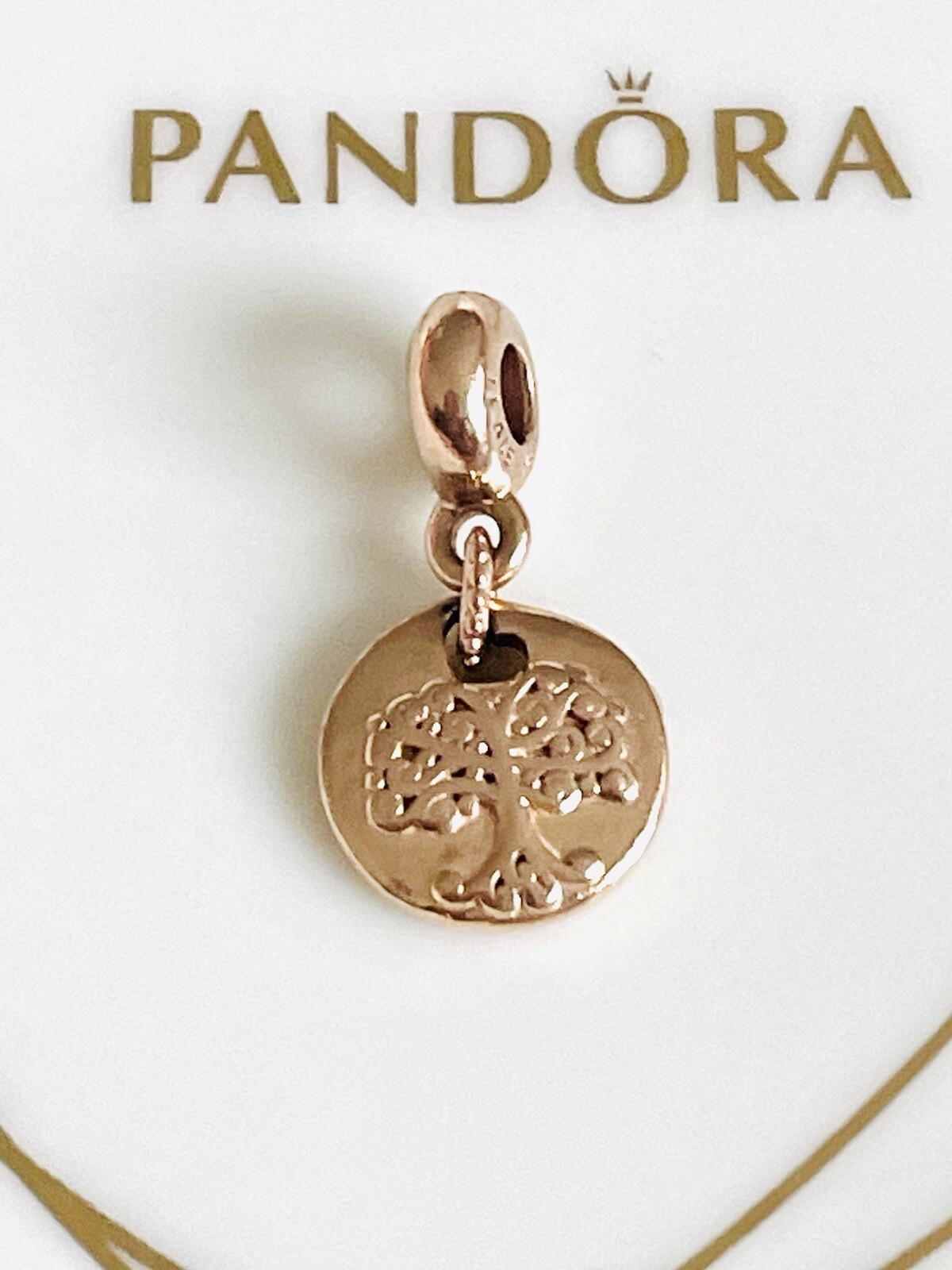🧡PANDORA Me Rose Gold Family Tree Dangle Charm 💝 Wo… - Gem