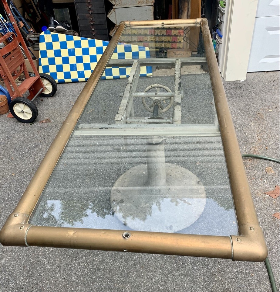 Antique Brass and Glass Embalming Table Mortuary Funeral Circa 1910s ...