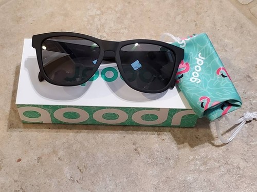 Goodr Back 9 Blackout Black Polarized Sunglasses Excellent | eBay