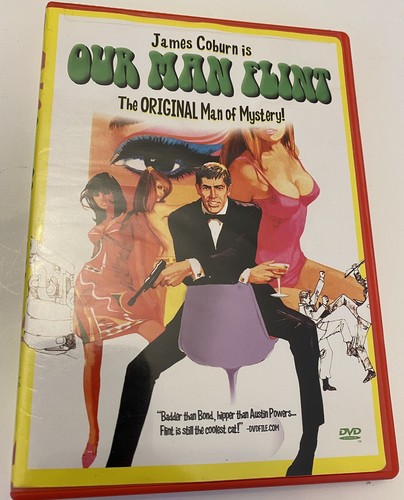 Our Man Flint DVD Gently Used Free Shipping James Coburn Spy Spoof | eBay