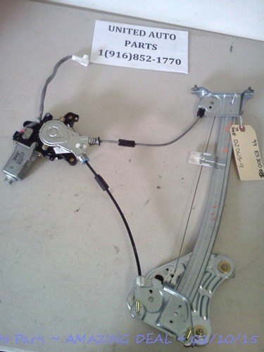 97 98 99 00 01 LEXUS ES300 DRIVER/LEFT REAR WINDOW REGULATOR W/MOTOR ...