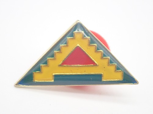 Southwestern Design Red and Yellow Vintage Lapel Pin | eBay
