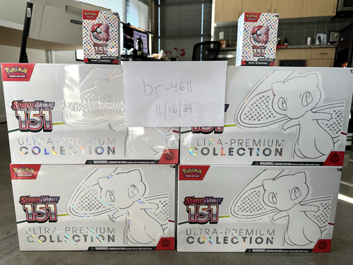 Pokemon 151 - Ultra Premium Collection (UPC) x4 + Booster Bundles x2 | eBay