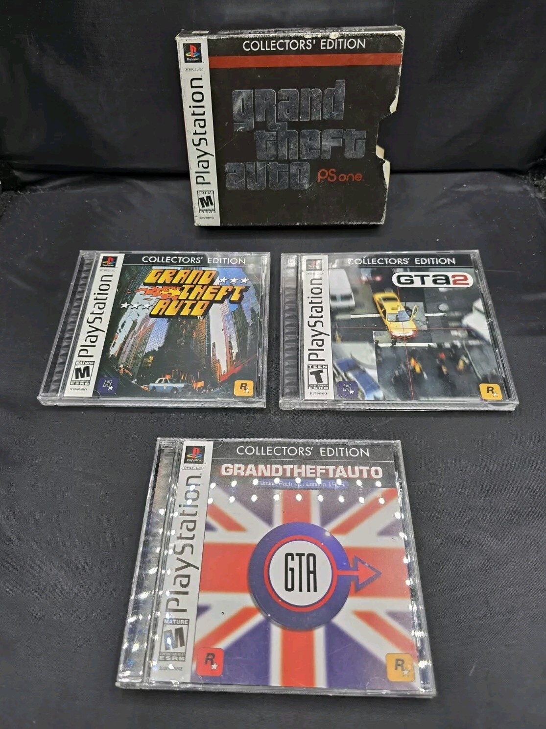 Grand Theft Auto Collectors' Edition GTA Box Lot PlayStation 1 PS1 Maps ...