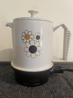 Vintage Coffee Maker, Regal Poly Perk 2-4 Cup #7503, all parts included ...