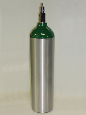 M6 / B Aluminum Oxygen Cylinder Tank CGA870 /Standard Valve ...