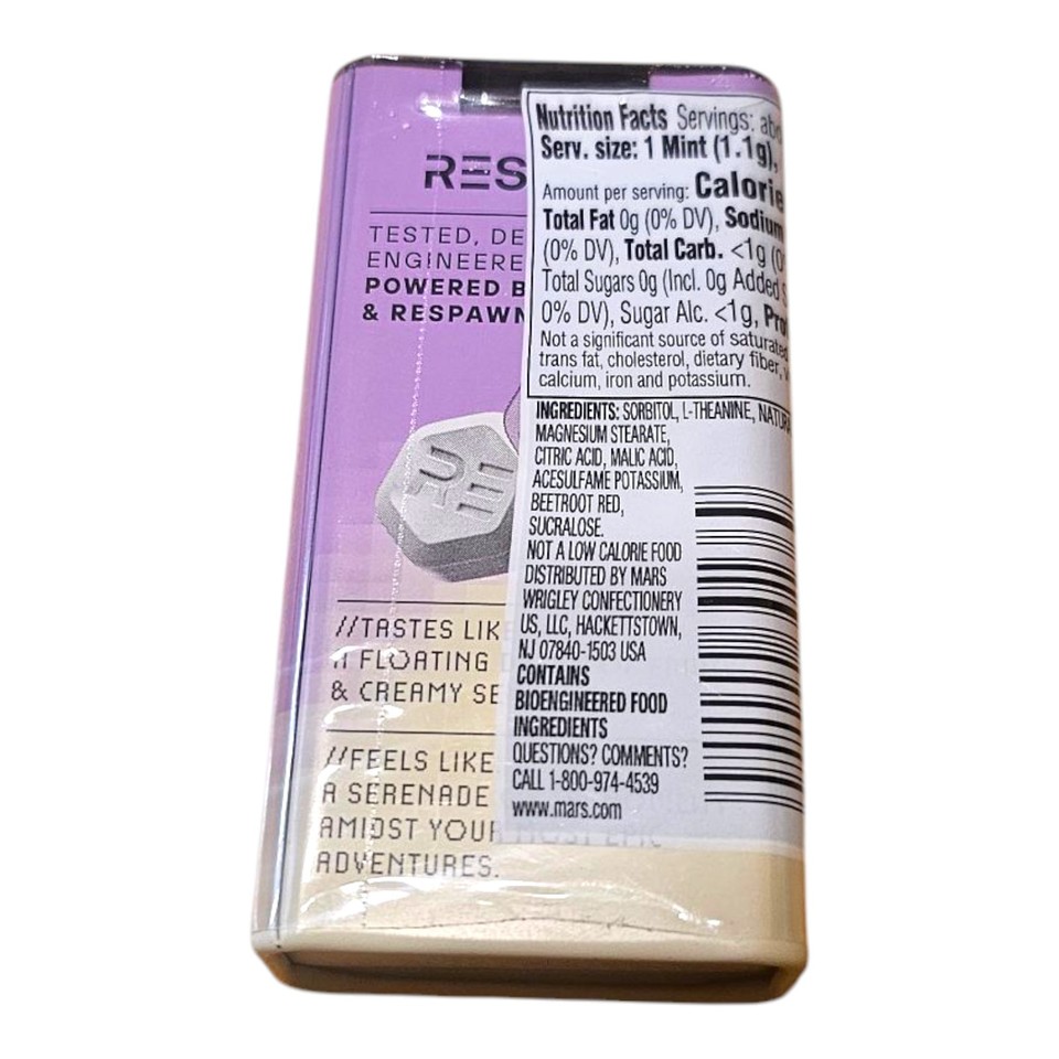 1 PACK Respawn Reset Mellowing Mints Blackberry Vanilla Sugar ...