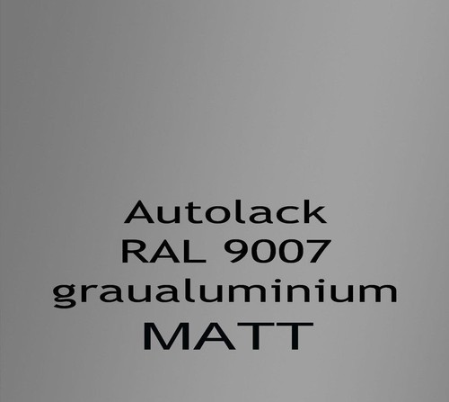 RAL 9007 graualuminium 2K Acryl Autolack MATT 5,5 Liter-Set Autolack ...