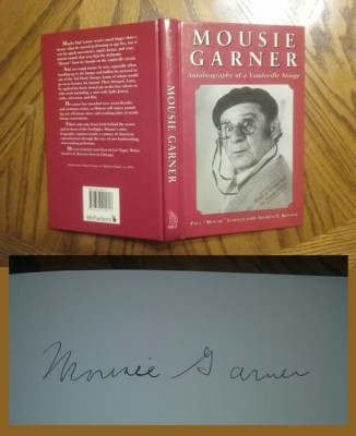 Signed Paul MOUSIE GARNER AUTOBIOGRAPHY OF A VAUDEVILLE STOOGE Comedy ...