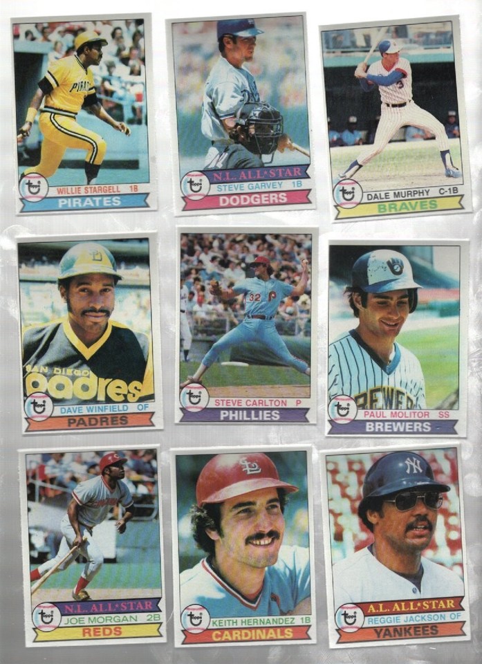 1979 Topps Baseball Complete Set NRMT/NRM-MT High Grade Ozzie Smith ...