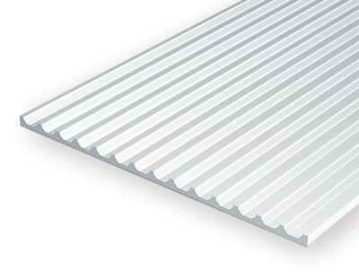 Evergreen EG4544 Board and Batten .125 Spacing (3.2mm) Plasticard Sheet ...