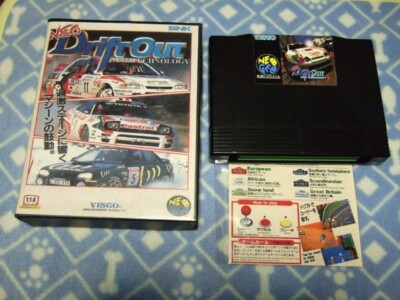 SNK NEO GEO AES Neo Drift Out ROM Video Games Software 1996 VISGO ...