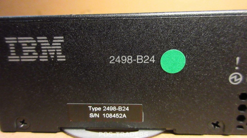 IBM 2498-B24 System Storage SAN24b 8GB 24 Port SFP Fibre Channel Switch ...