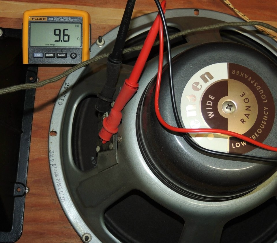 One Jensen Model BL-250 Bass Ultraflex Speaker Tested Excellent ...