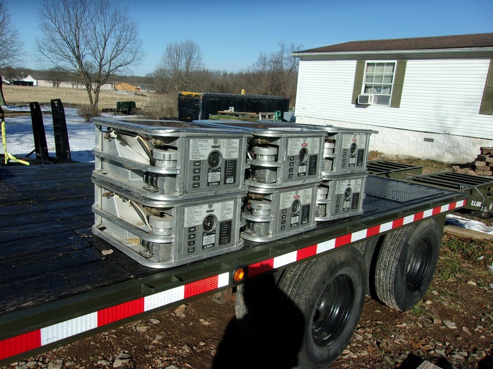 6...MILITARY SURPLUS MBU BURNERS ALL POWER UP- UNTESTED- MKT FIELD ...