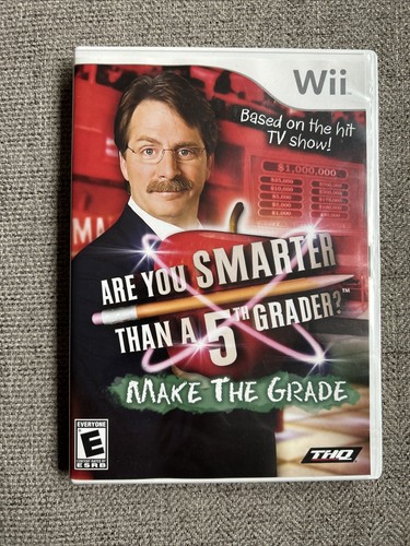 Are You Smarter Than a 5th Grader Make the Grade Complete (Nintendo Wii ...