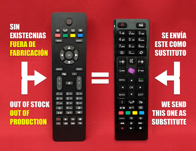 Original Telefunken TV Remote Control // TV Model: C55u320e3C3D | eBay UK