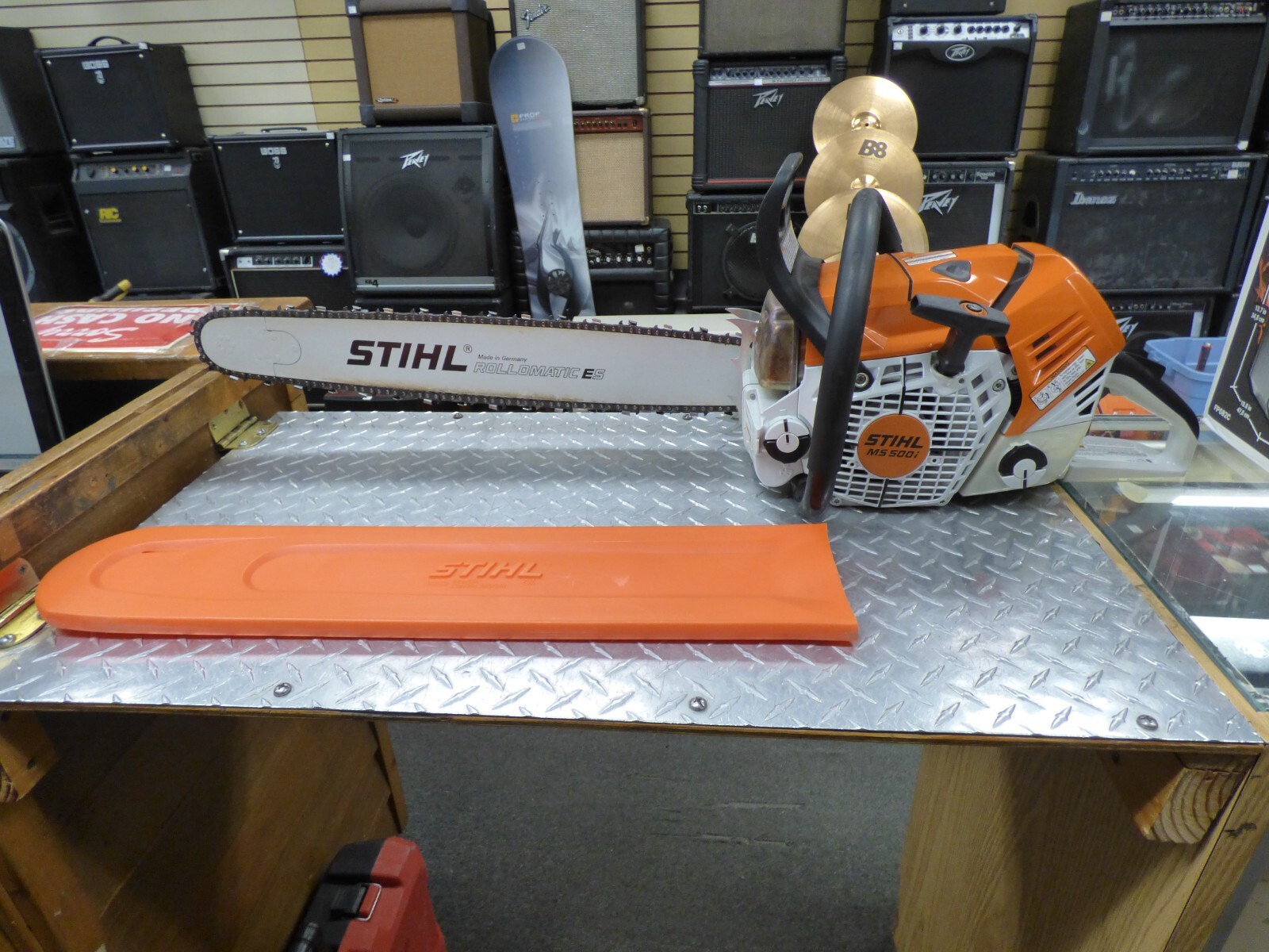 STIHL MS 500i Chainsaw W/25" Bar & Chain FREE SHIPPING!! | eBay