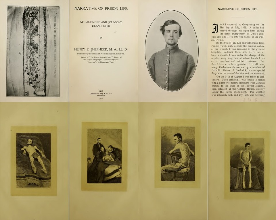 American Civil War Prisons Prisoners War History & Genealogy - 177 Old ...