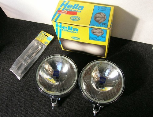 HELLA 192 RALLY DRIVING LAMP FOGLIGHT RALLY BMW VW MB PORSCHE 911 ...